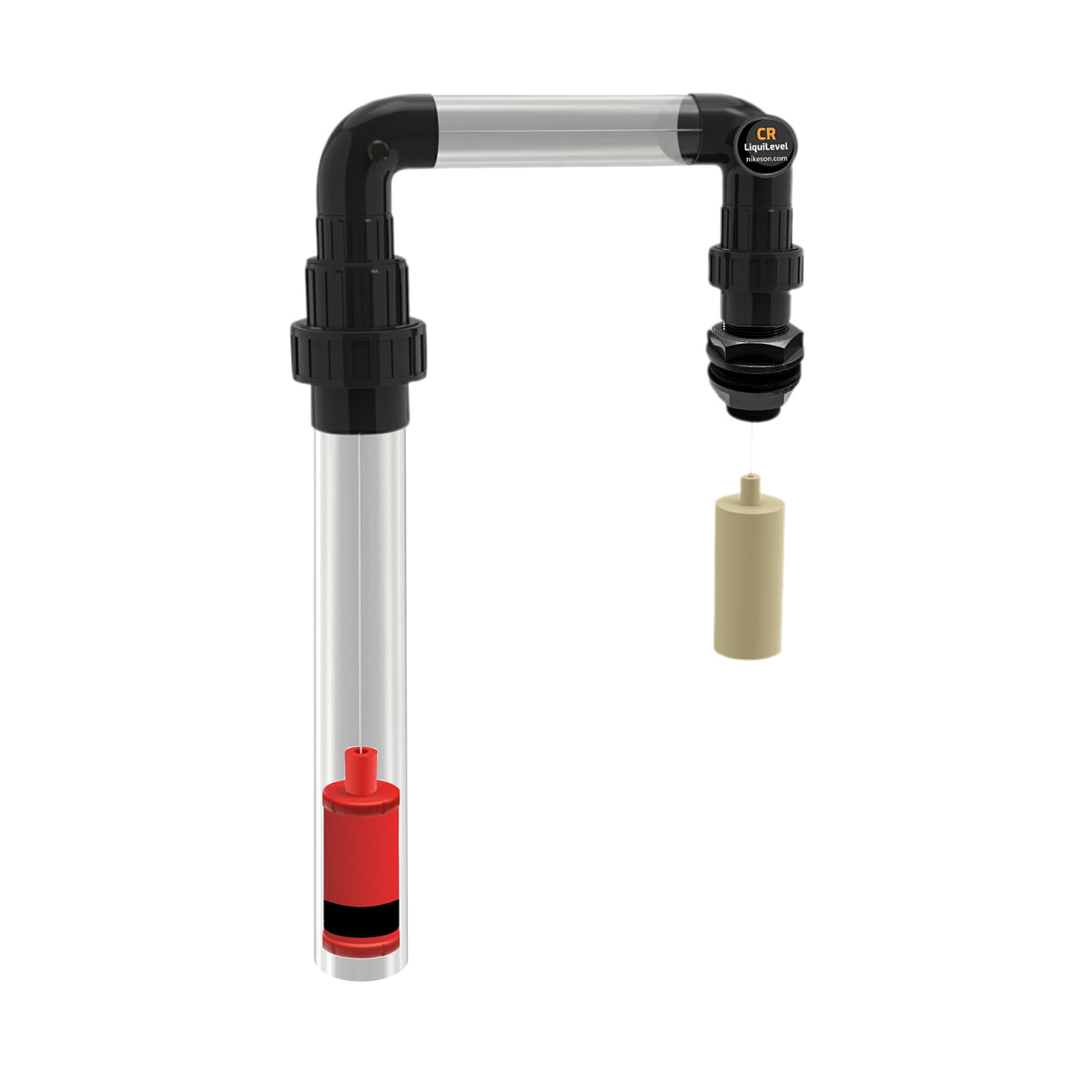 CR BASIC 1.25" - 2" Cat & Mouse tank level indicator for chemical & pr