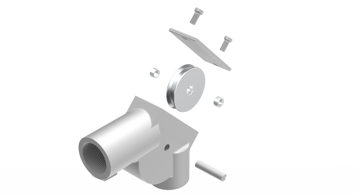 90 degree Pulley Elbows For Float & Board Level Indicators - LiquiLeve