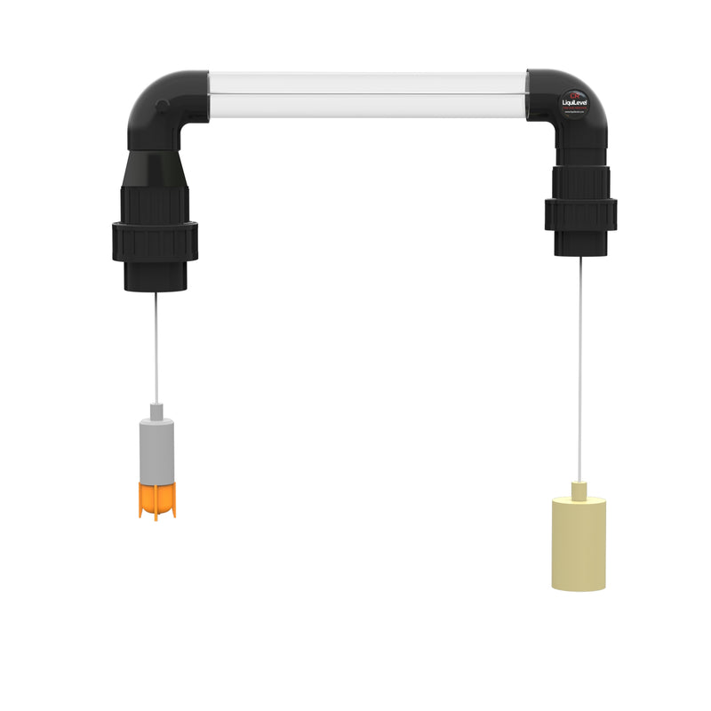 CR BASIC 1.25" - 2" Cat & Mouse tank level indicator for chemical & pr