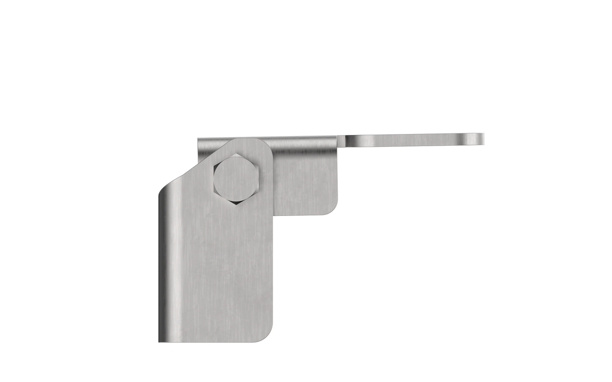 Stainless Steel adjustable hinged bracket - Kit A